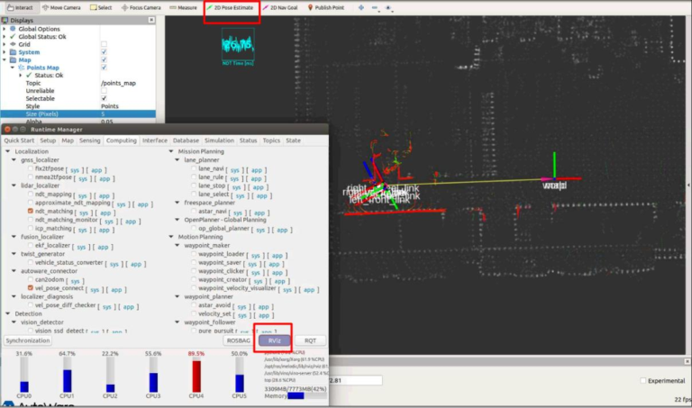 Autoware—定位/导航验证 | 闫金钢的Blog